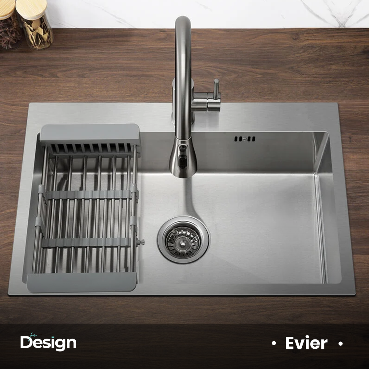 Évier BRAVA Inox 1 bac